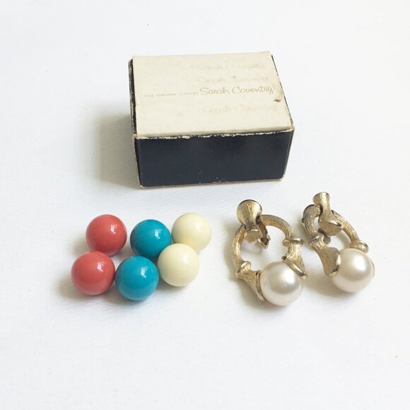 Sarah Coventry | Jewelry | Sarah Coventry Interchangeable Ball Gold ...